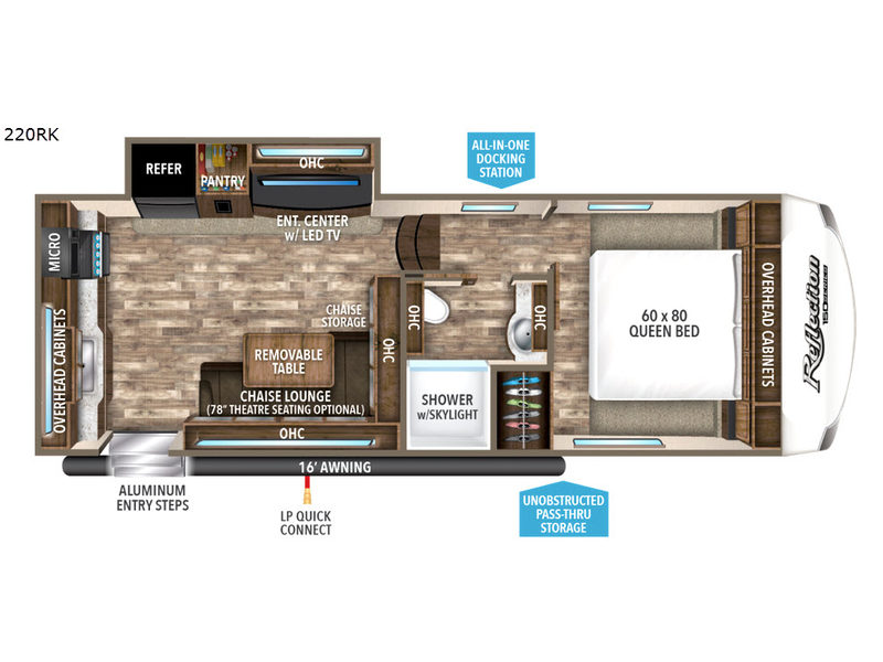 New Grand Design Reflection 150 Series 220RK Fifth Wheel for Sale ...