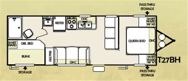 Used 2011 Forest River RV Wildwood 27BH Travel Trailer at Sky River RV ...