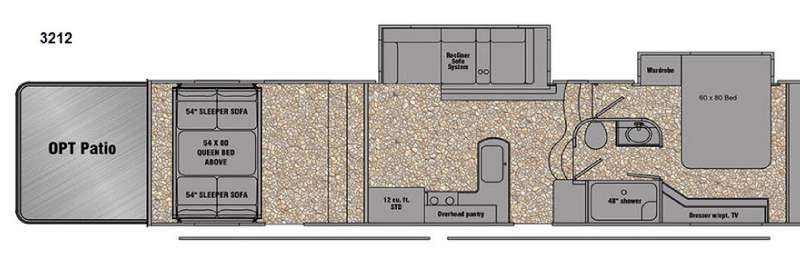 Used 2015 EverGreen RV Tesla 3212 Toy Hauler Fifth Wheel at Parris RV ...