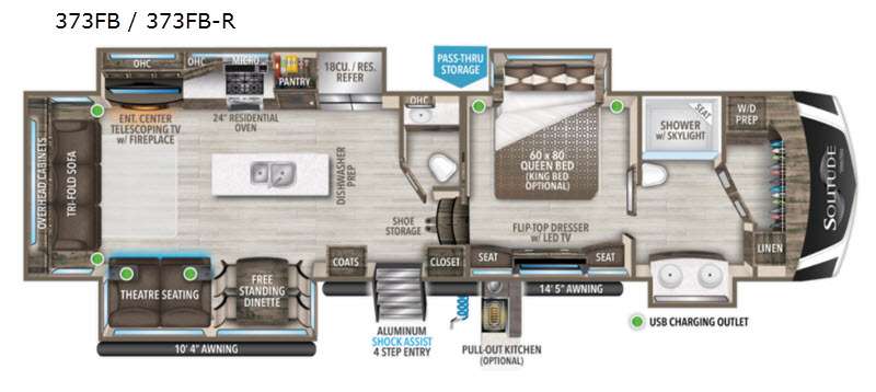 Used 2021 Grand Design Solitude 373FB R Fifth Wheel at General RV ...