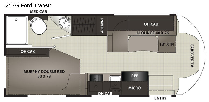 Used 2021 Coachmen RV Cross Trek Transit 21XG Motor Home Class C at ...