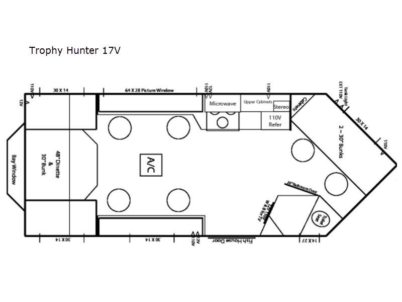 Used 2021 Ice Castle Fish Houses Trophy Hunter 17V Ice House at ...