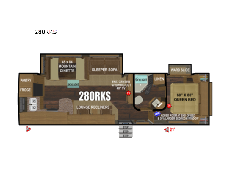 New 2024 Outdoors RV Black Stone Titanium Series 280RKS Travel Trailer ...