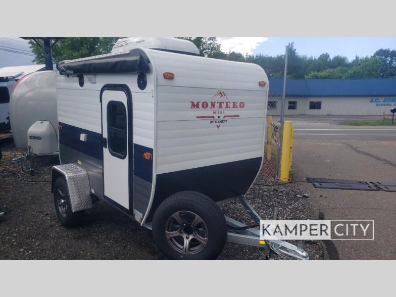 New 2025 RV ELEMENT MONTERO MINI TITANIUM Teardrop Trailer at Kamper ...