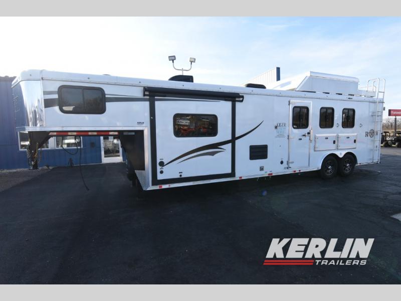 Used 2017 Bison Ranger 8313 Bar Galley Horse Trailers with living quarters at Kerlin Trailers ...
