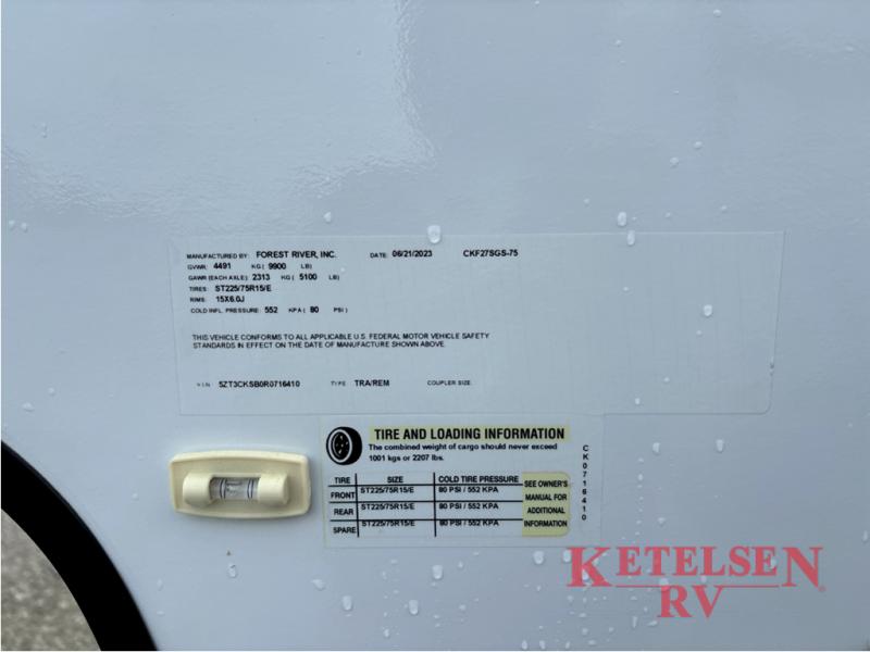 Used 2024 Cherokee Cherokee Arctic Wolf 27SG Fifth Wheel at Ketelsen RV ...