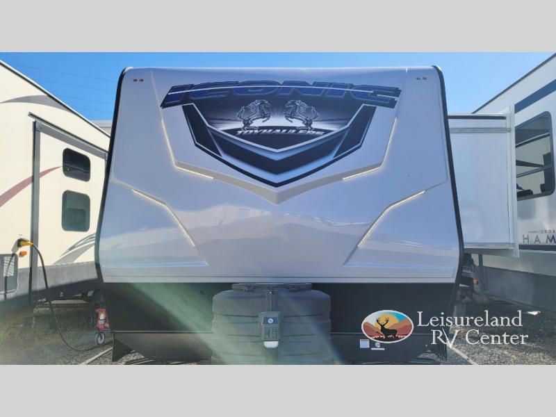 New 2024 Eclipse Iconic Limited 2414GTG Toy Hauler Travel Trailer at Leisureland RV Center ...