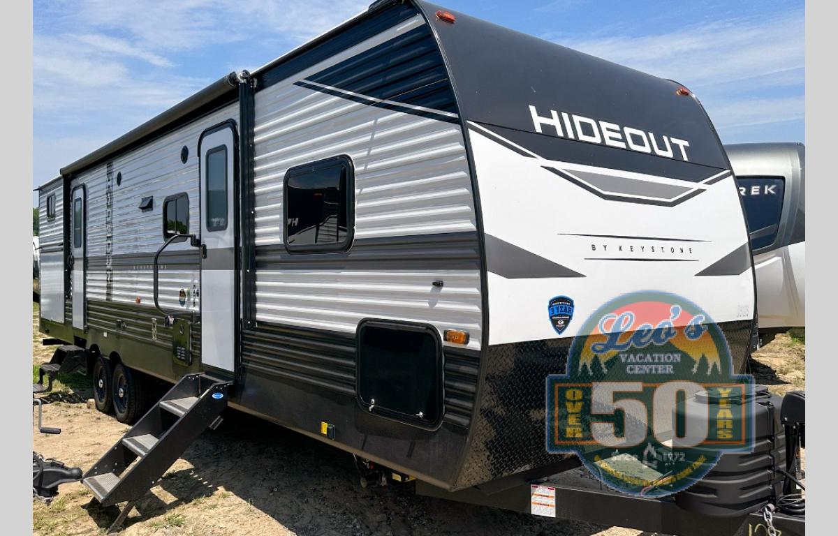 New 2024 Keystone RV Hideout 31BRD Travel Trailer at Leo’s Vacation ...