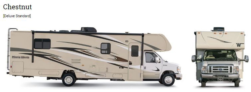 Winnebago Minnie Winnie Exterior Options