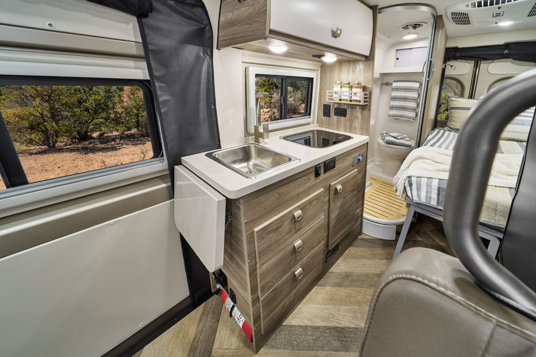 Winnebago Travato Camper Van Interior Options