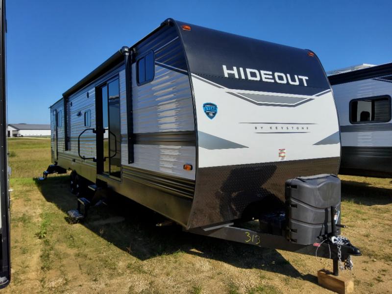 New 2023 Keystone RV Hideout 38BHDS Destination Trailer at Dick's RV | Arkansaw, WI | D3042