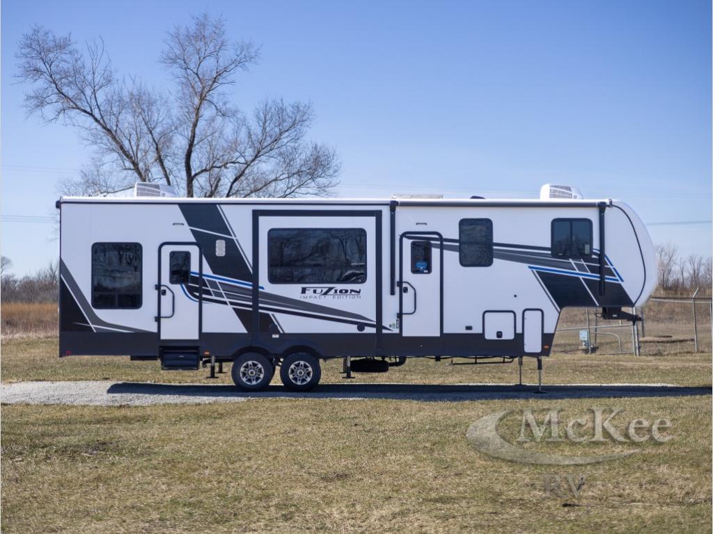 New 2024 Keystone RV Fuzion Impact Edition 337 Toy Hauler Fifth Wheel ...