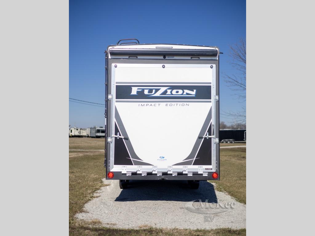 New 2024 Keystone RV Fuzion Impact Edition 337 Toy Hauler Fifth Wheel ...