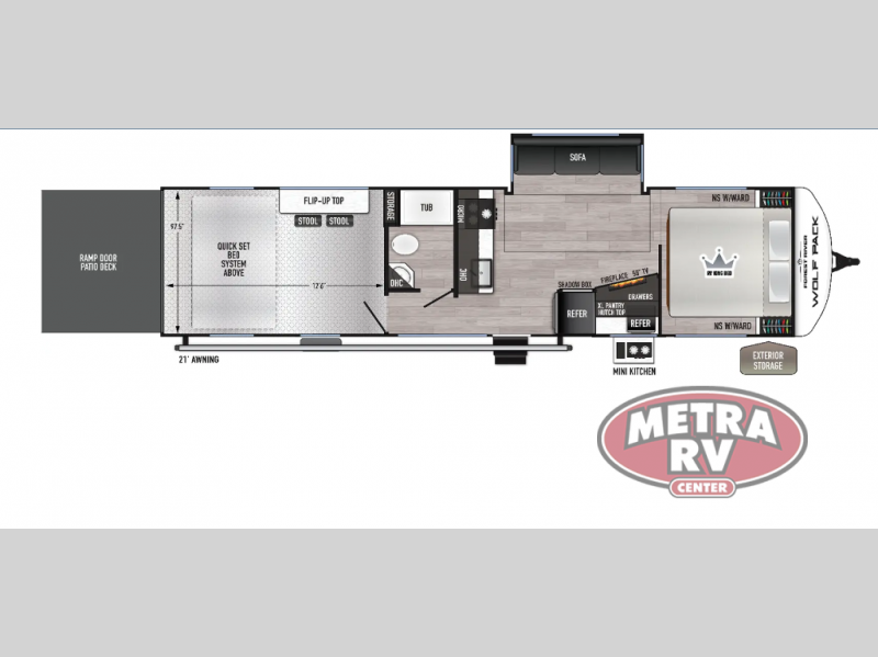 New 2026 Cherokee WOLF PACK 27-12.5 Travel Trailer at Metra RV Center ...