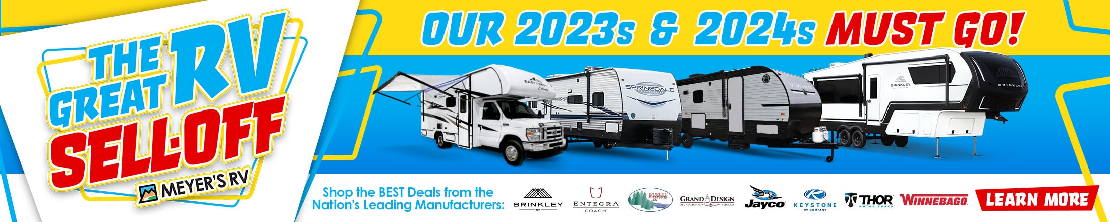 New and Used RVs in NY, PA, MD, OH, NJ | Meyer's RV Superstores