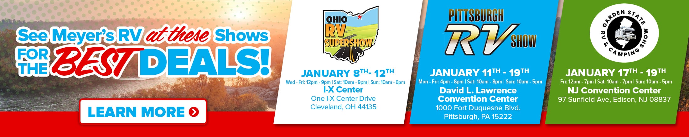 New and Used RVs in NY, PA, MD, OH, NJ | Meyer's RV Superstores