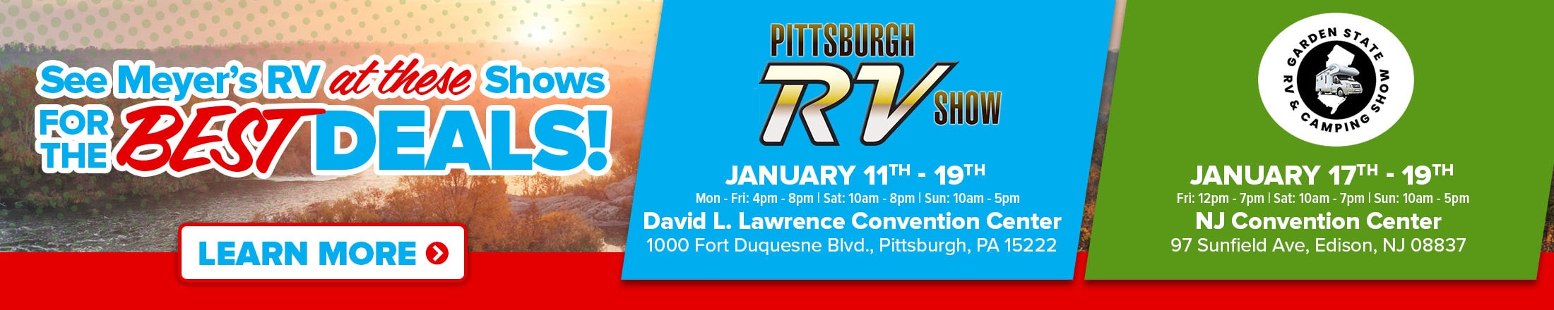 New and Used RVs in NY, PA, MD, OH, NJ | Meyer's RV Superstores