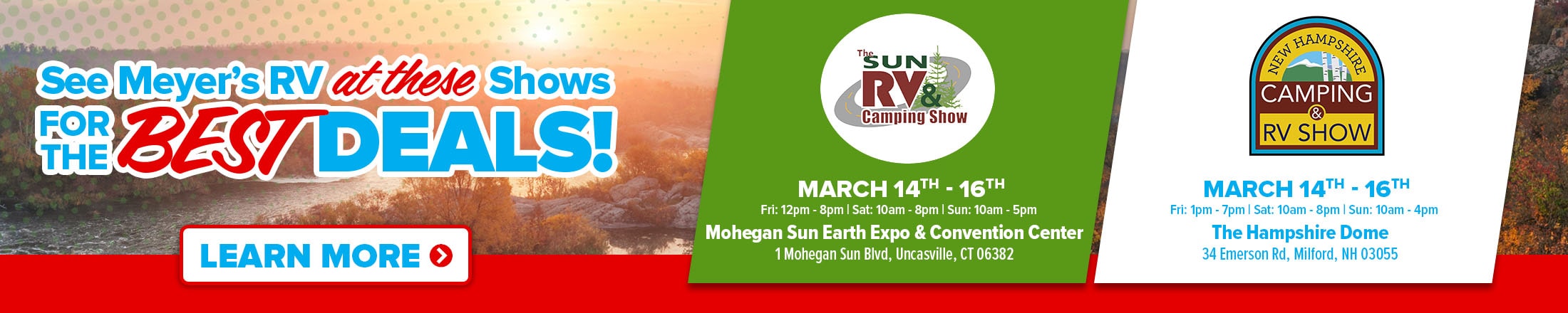 New and Used RVs in NY, PA, MD, OH, NJ | Meyer's RV Superstores