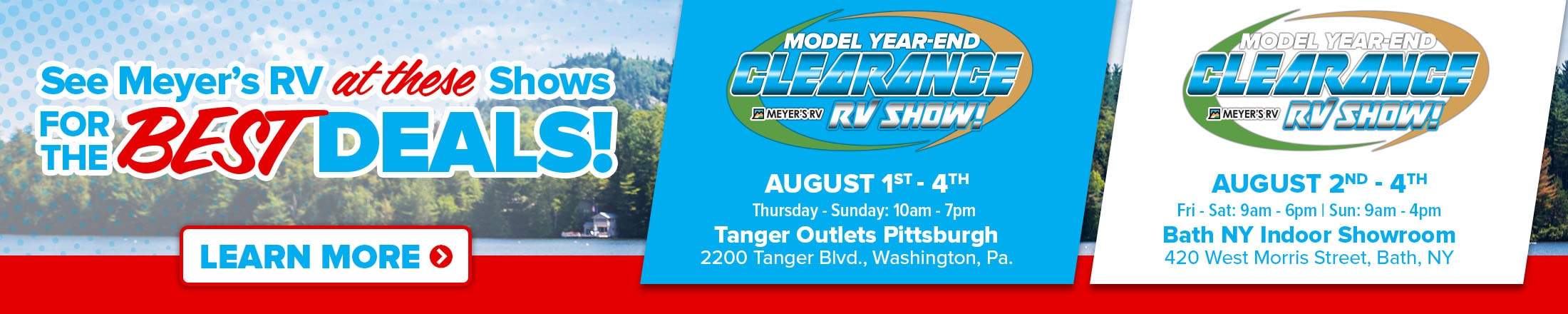 New and Used RVs in NY, PA, MD, OH, NJ | Meyer's RV Superstores