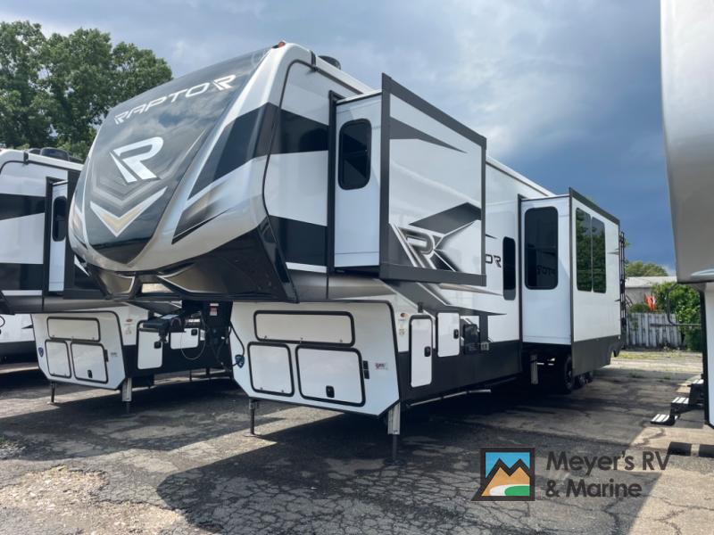 New 2023 Keystone RV Raptor 424 Toy Hauler Fifth Wheel at ...