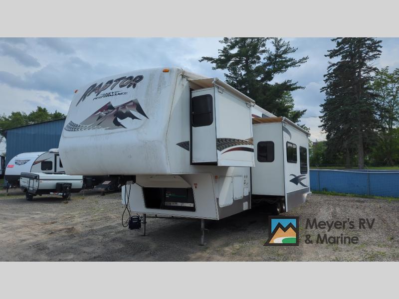 Used 2007 Keystone RV Raptor 3712TS Toy Hauler Fifth Wheel at ...