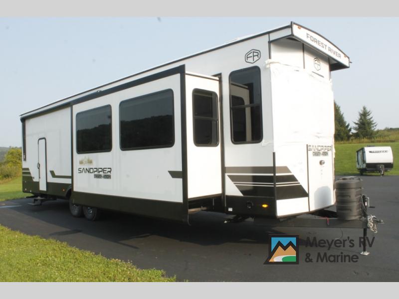 New 2025 Forest River RV Sandpiper Destination Trailer 399LOFT ...