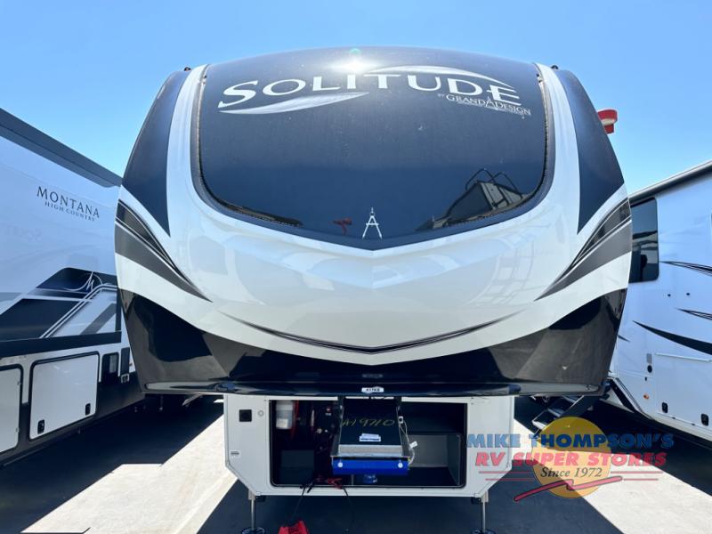 New 2025 Grand Design Solitude 417KB Fifth Wheel at Mike Thompson's RV ...