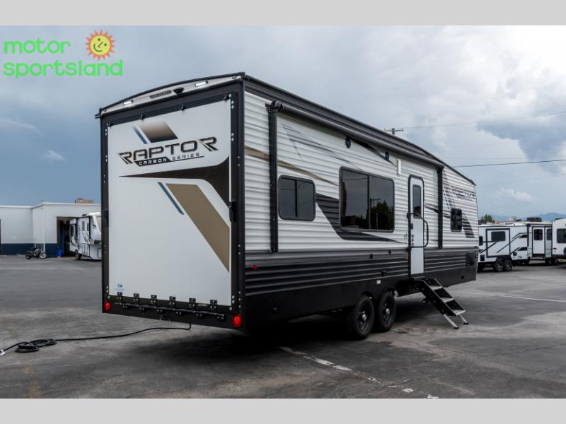 New 2025 Keystone RV Raptor Carbon Series 29WFO Toy Hauler Travel ...