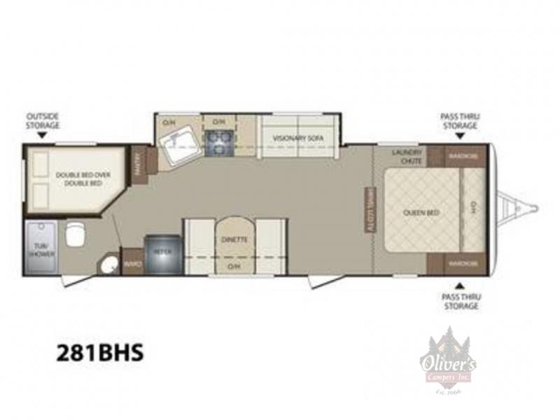 Used 2014 Keystone RV Bullet 281BHS Travel Trailer at Oliver's Campers ...