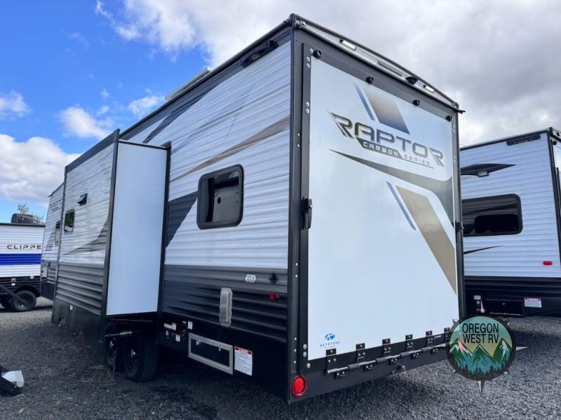 New 2025 Keystone RV Raptor Carbon Series 30WFO Toy Hauler Travel ...