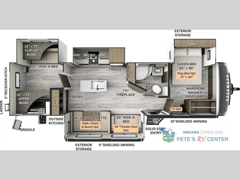 New 2024 Forest River RV Rockwood Signature 8336BH Travel Trailer at ...
