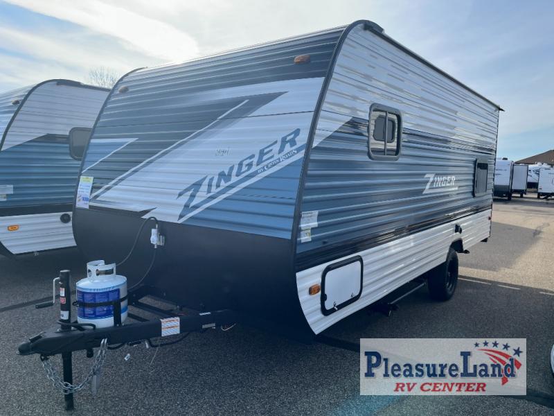 New 2025 CrossRoads RV Zinger Lite 18QB Travel Trailer at PleasureLand ...