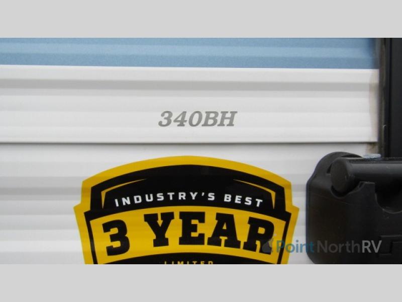 New 2023 CrossRoads RV Zinger 340BH Travel Trailer at Point North RV ...