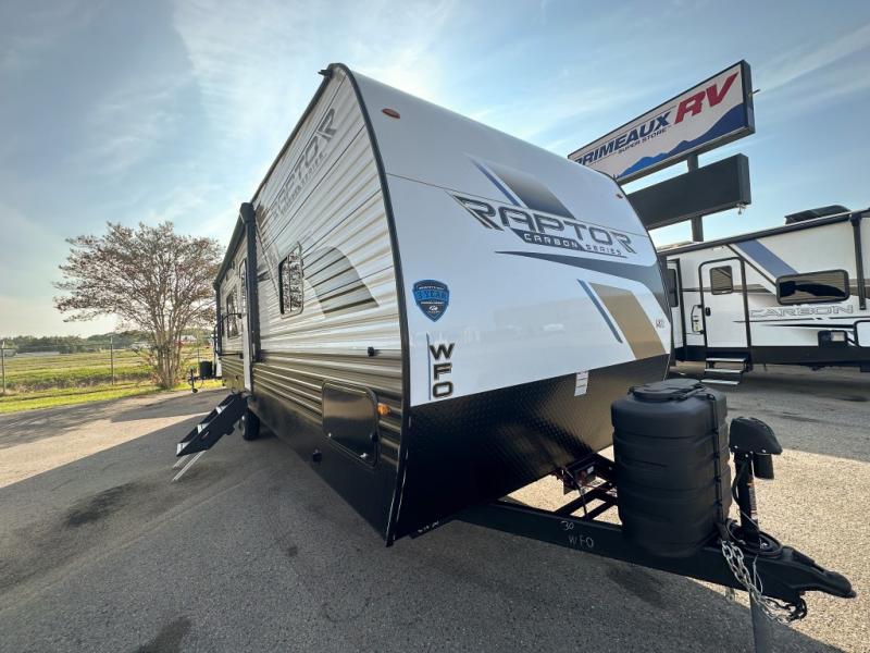 New 2024 Keystone RV Raptor Carbon Series 30WFO Toy Hauler Travel ...