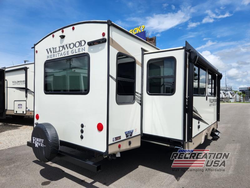 New 2024 Forest River RV Wildwood Heritage Glen 271RL Travel Trailer at ...