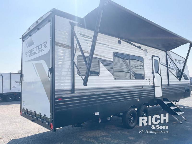 New 2024 Keystone RV Raptor Carbon Series 30WFO Toy Hauler Travel ...