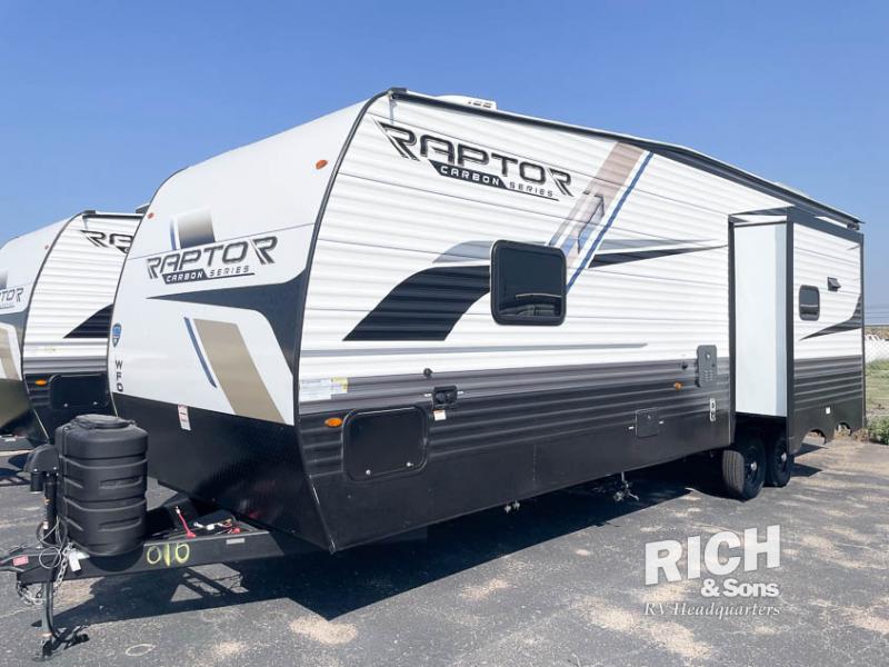 New 2024 Keystone RV Raptor Carbon Series 30WFO Toy Hauler Travel ...