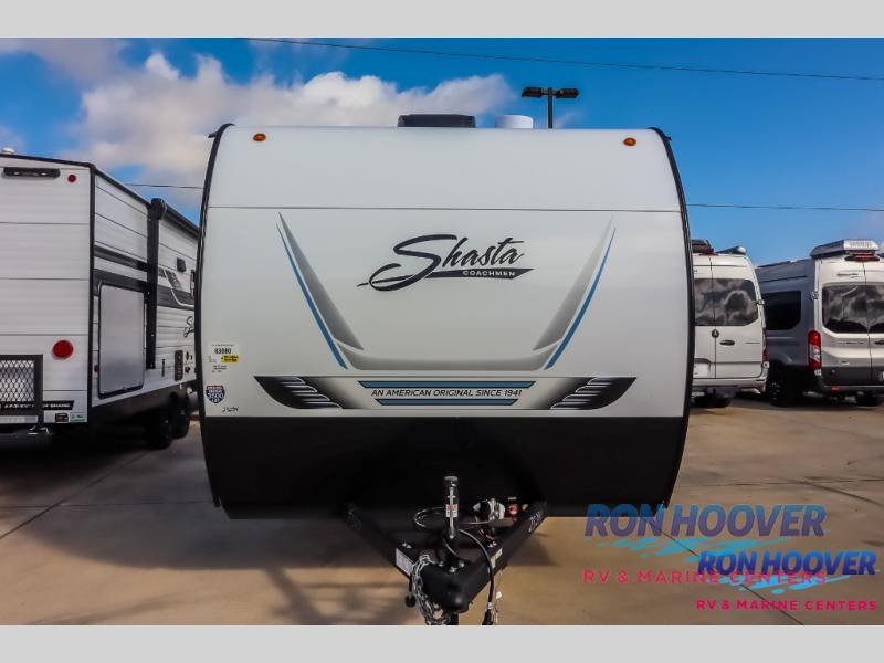 New 2025 Shasta RVs Compact 16RE Travel Trailer at Ron Hoover RV ...