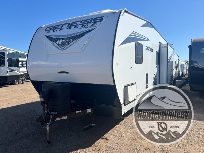 New 2025 Genesis Supreme G3215FSXL Toy Hauler Travel Trailer at Rowley ...