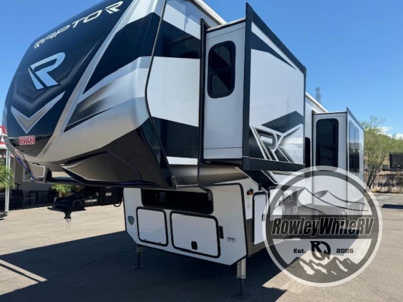 New 2023 Keystone RV Raptor 424 Toy Hauler Fifth Wheel at Rowley White ...