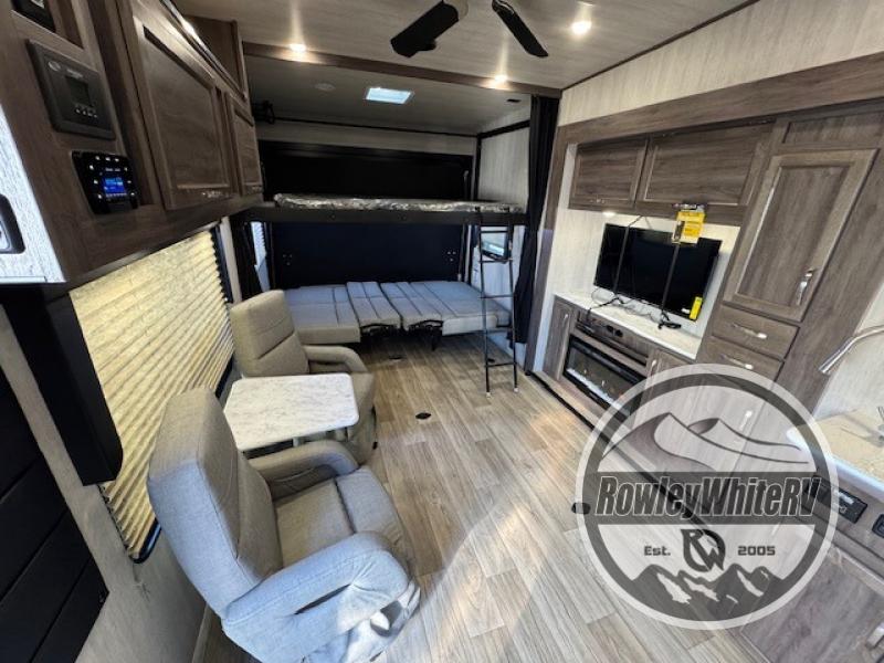 New 2026 Genesis Supreme 295LTE Toy Hauler Fifth Wheel at Rowley White ...