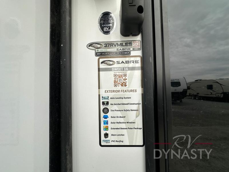 New 2025 Forest River RV Sabre 37RVMILES Fifth Wheel at RV Dynasty ...