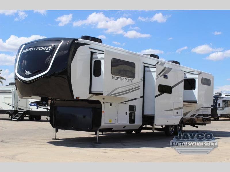 New 2025 Jayco North Point 382FLRB Fifth Wheel at Jayco Factory Direct ...
