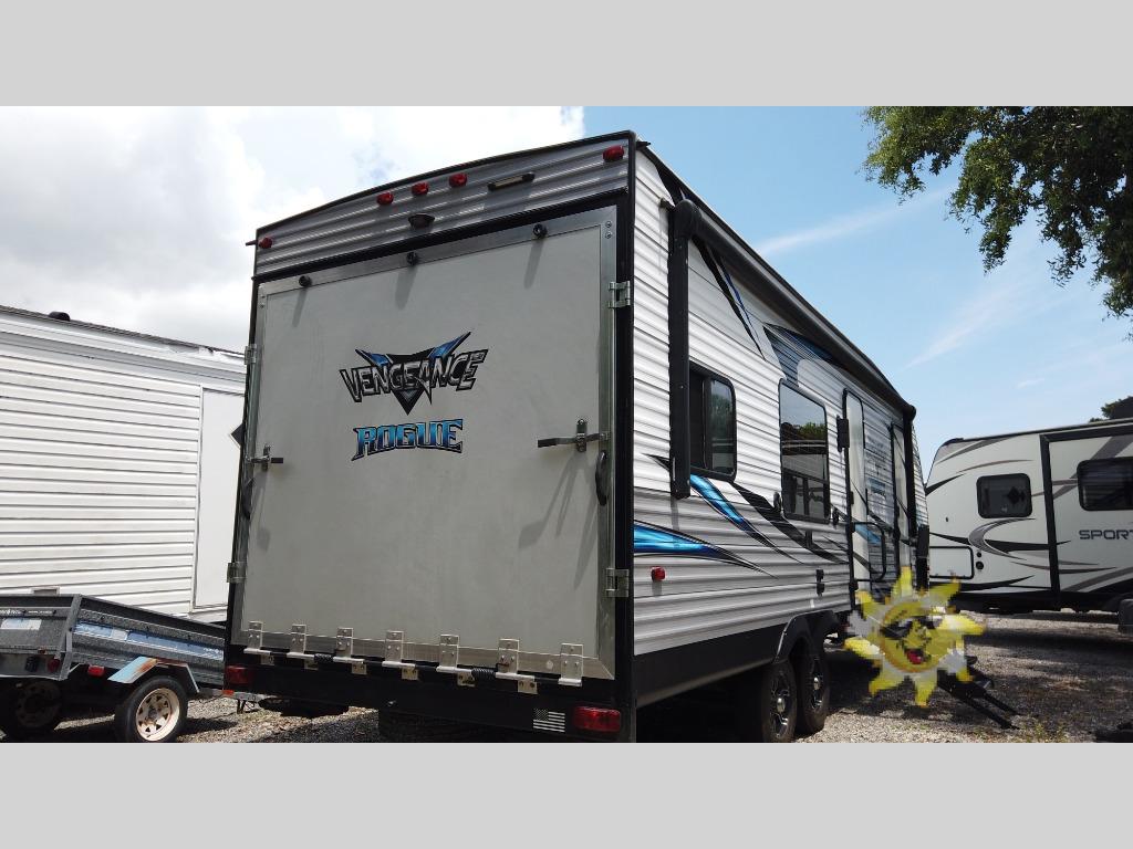 Used 2019 Forest River RV Vengeance Rogue 25V Toy Hauler Travel Trailer ...