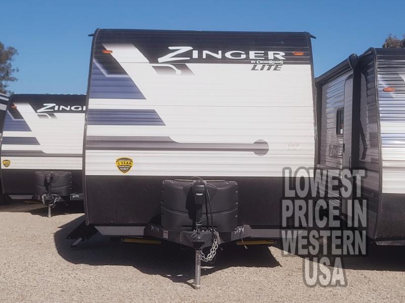 New 2022 CrossRoads RV Zinger Lite ZR211RD Travel Trailer at Trailer ...
