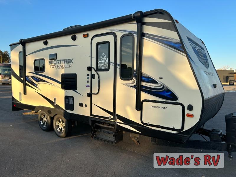 Used 2018 Venture RV SportTrek 190VTH Toy Hauler Travel Trailer at Wade ...
