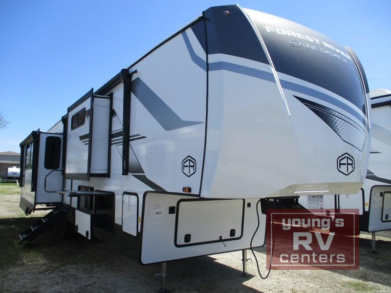 New 2025 Forest River RV Sandpiper 3800RK Fifth Wheel at Youngs RV ...